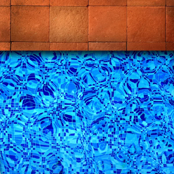 Overhead of a swimming pool spa tiling background Stock Photo by ...