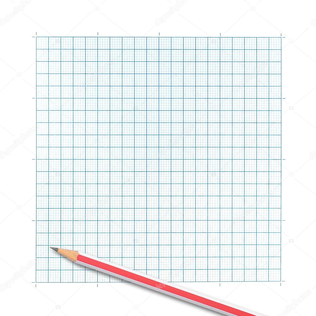Colored pencil on graph paper background Stock Photo by ©kanate 26648253