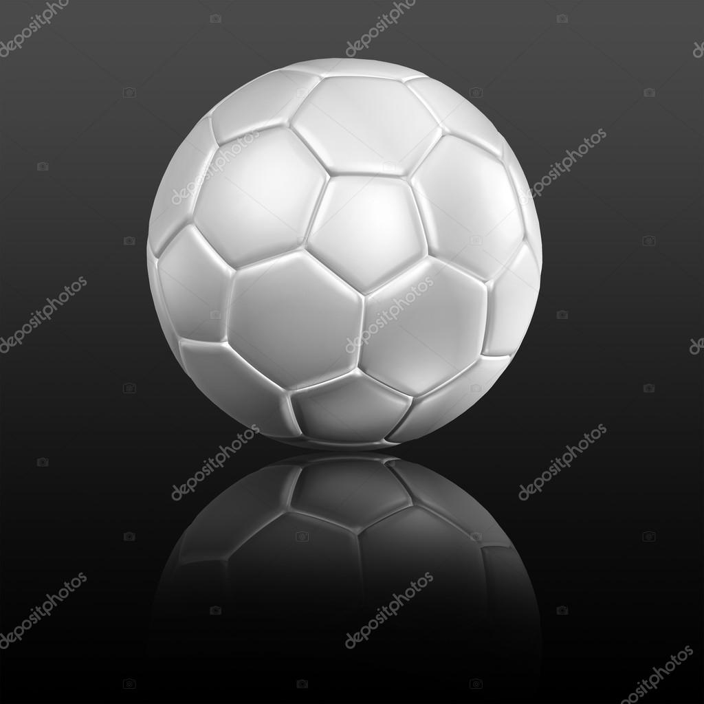 A soccer football with reflection — Stock Photo © kanate #28189633