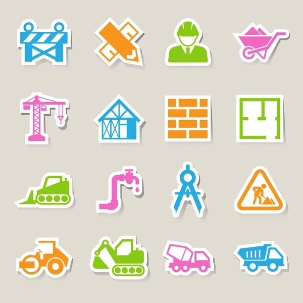 Construction Icons — Stock Vector © bioraven #13634413