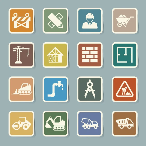 Construction Icons — Stock Vector © bioraven #13634413