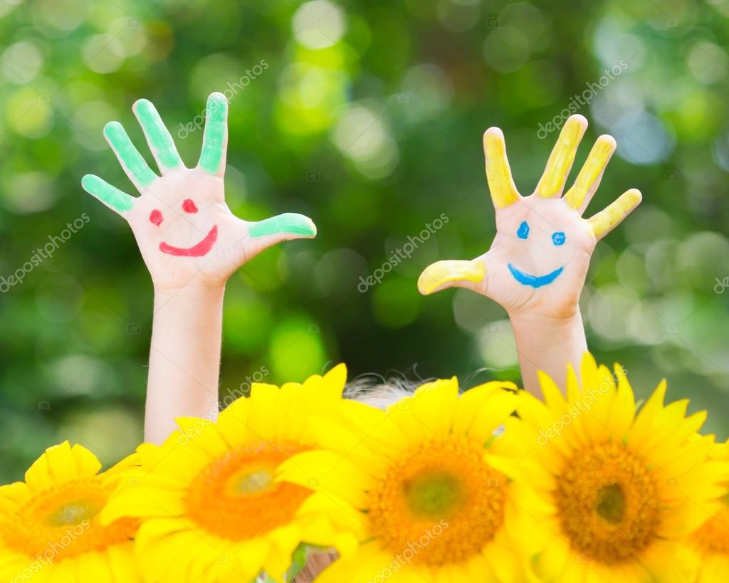 Happy hands — Stock Photo © Yaruta #38806887