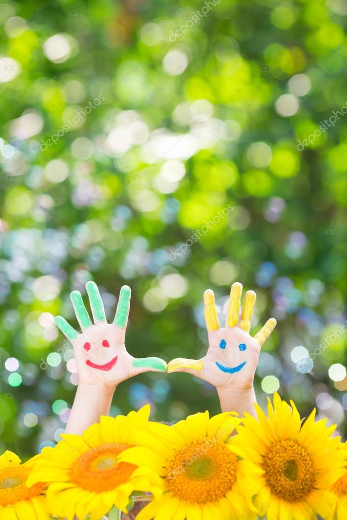 Happy hands — Stock Photo © Yaruta #39204699