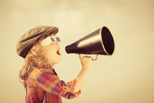 Child megaphone Stock Photos, Royalty Free Child megaphone Images ...