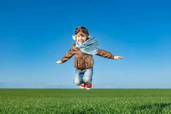 Happy kid jumping — Stock Photo © Yaruta #25761443
