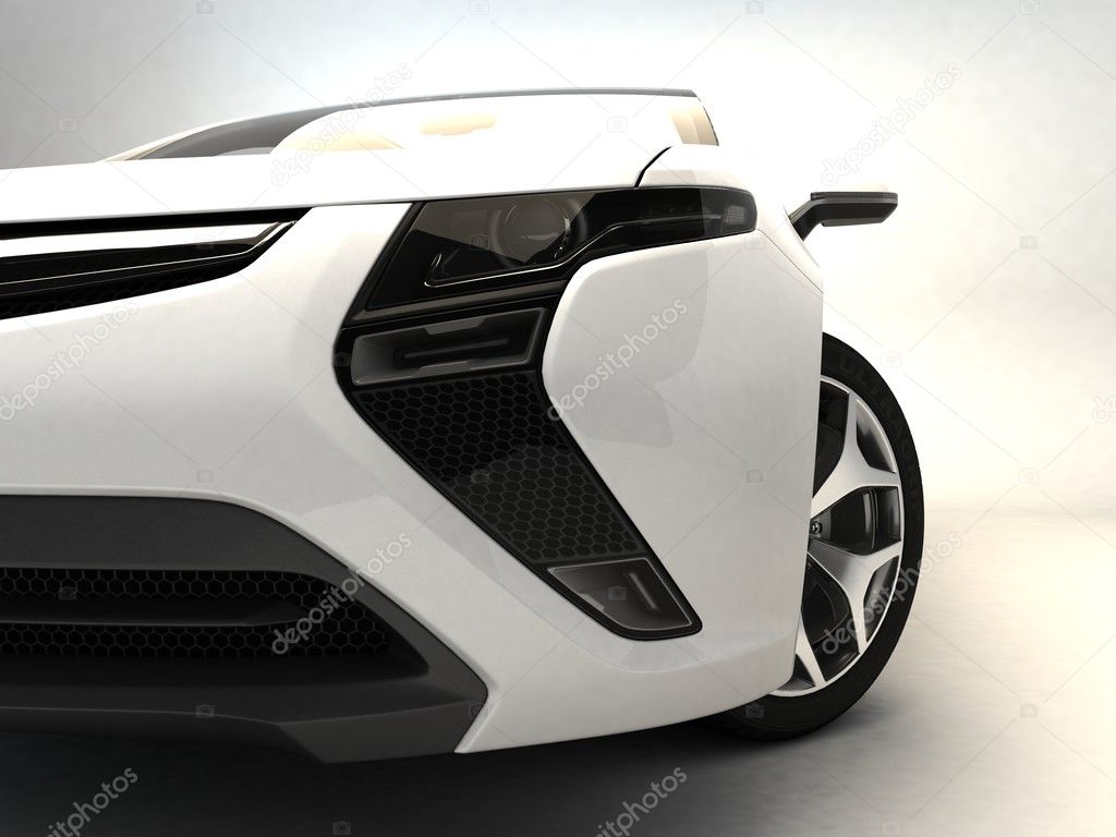 White sport car — Stock Photo © ArchManStocker #13306710