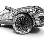 Car design, wire model. My own design. Stock Photo by ©Alexmit 13495196