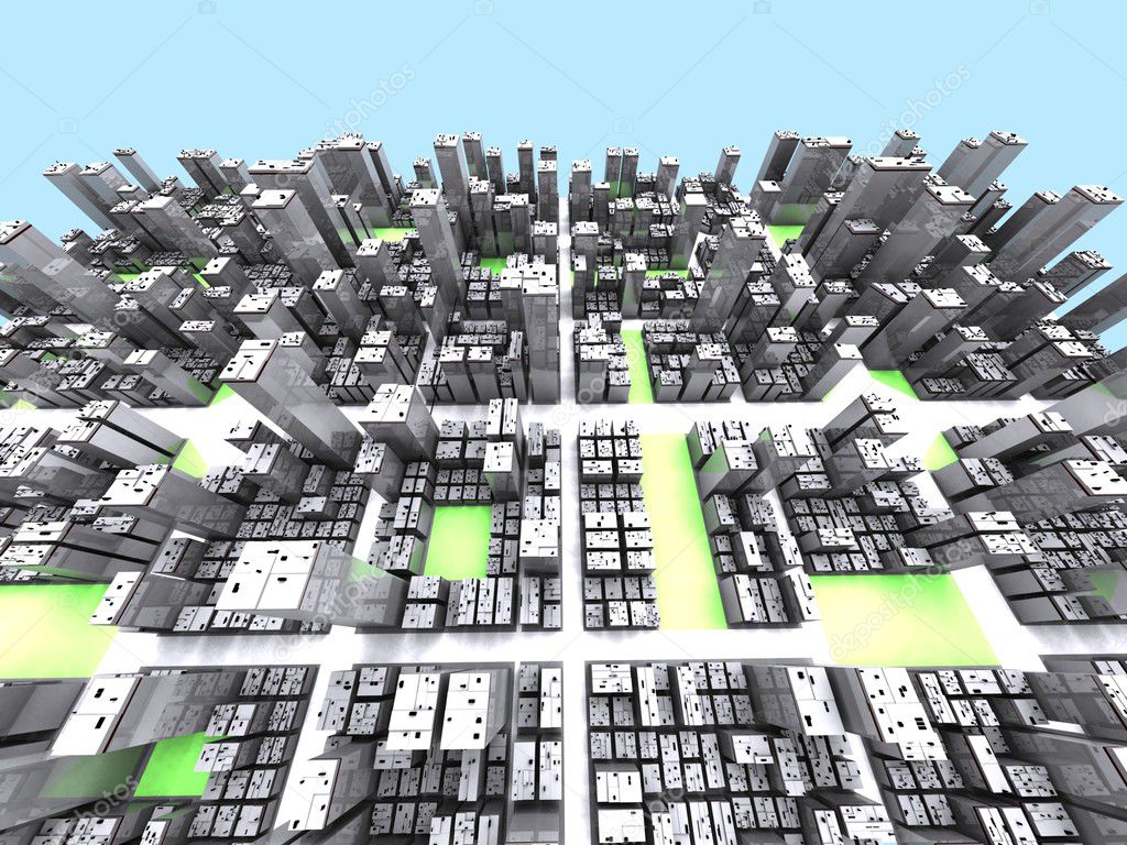 Edificios abstractos — Foto de stock © ArchManStocker #13328252