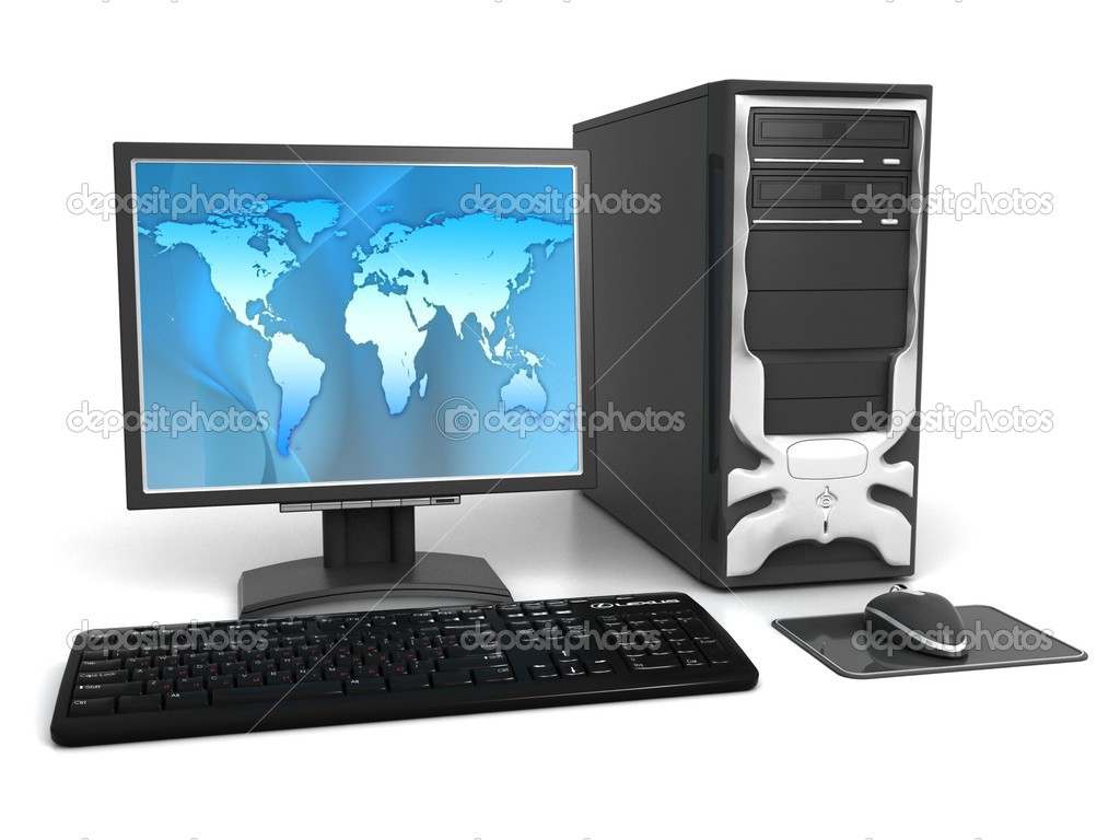 Modern computer — Stock Photo © ArchManStocker #13328265