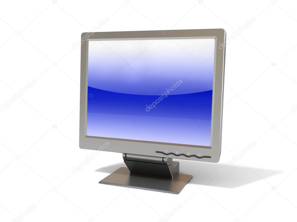 LCD monitor — Stock Photo © ArchManStocker #13329152