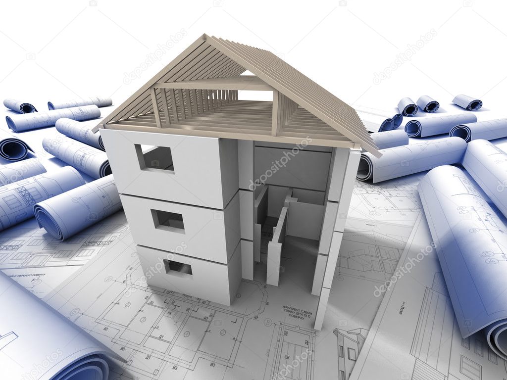 3D plan drawing Stock Photo by ©ArchManStocker 27865521