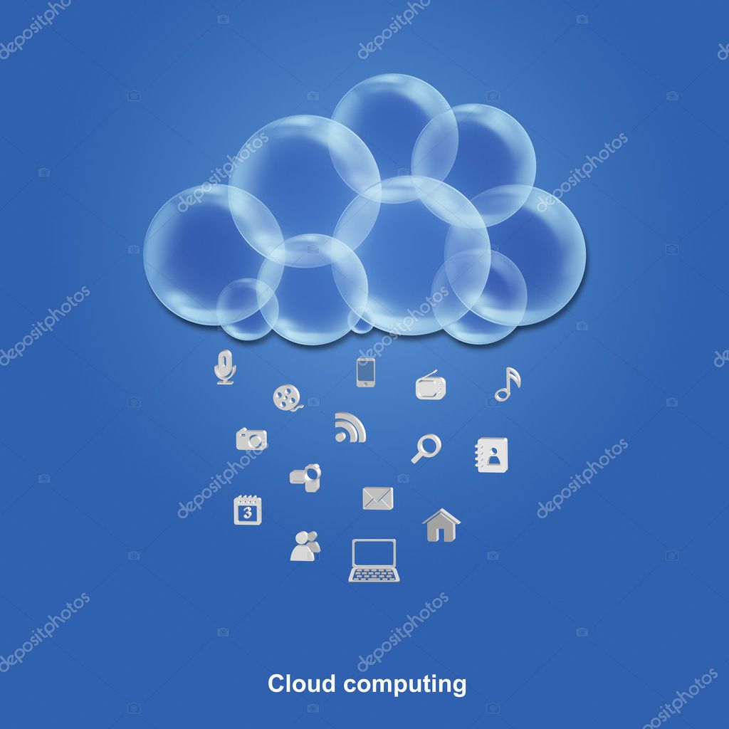 Cloud computing — Stock Photo © lightkeeper #20348419