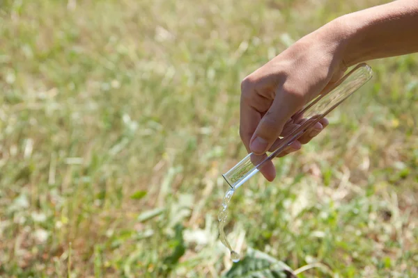 Researcher testing the water quality — Stock Photo © wasja #27869471