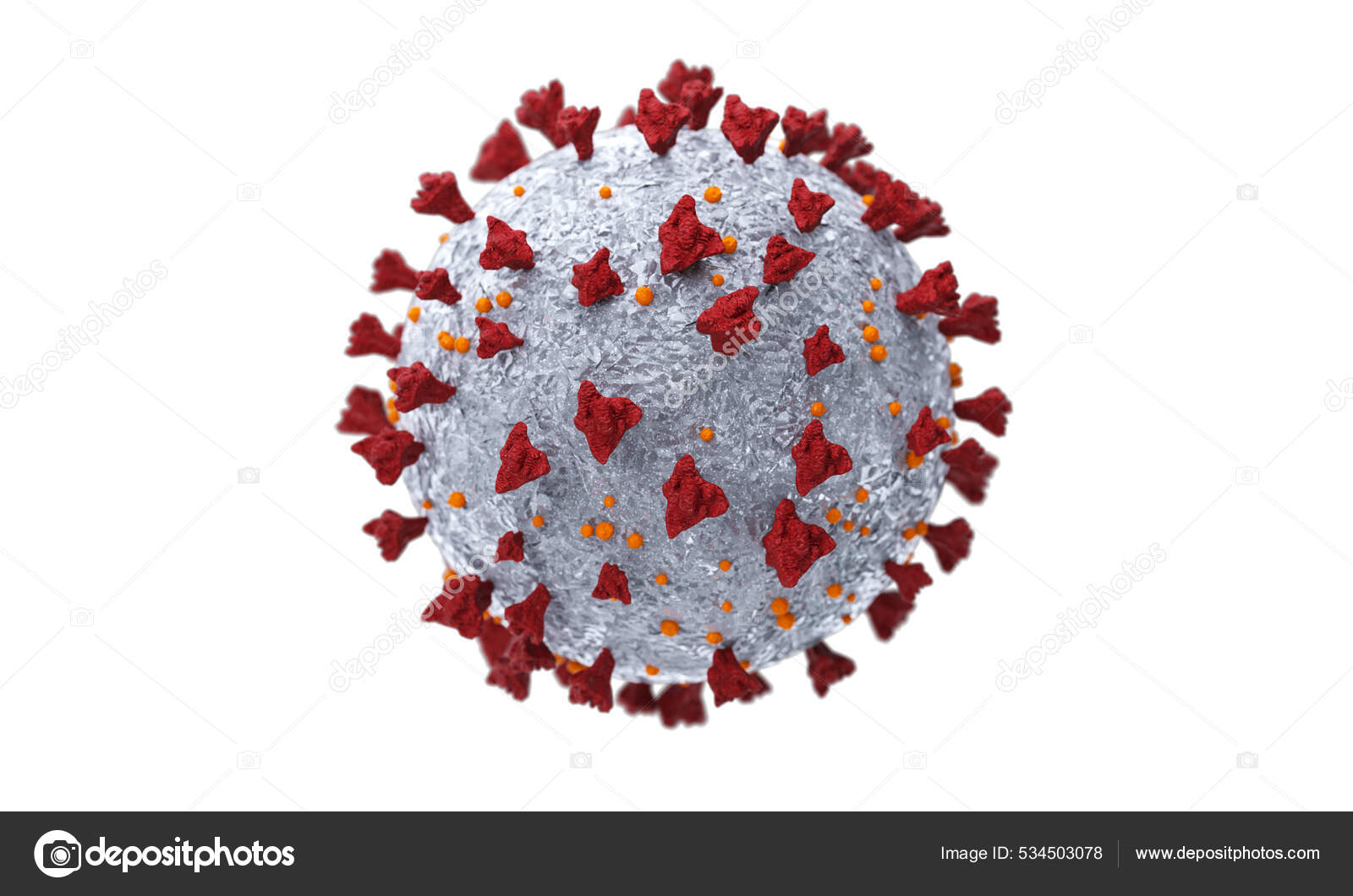 Coronaviruscellen of bacteriemolecuul. Virus Covid-19 omicron ...