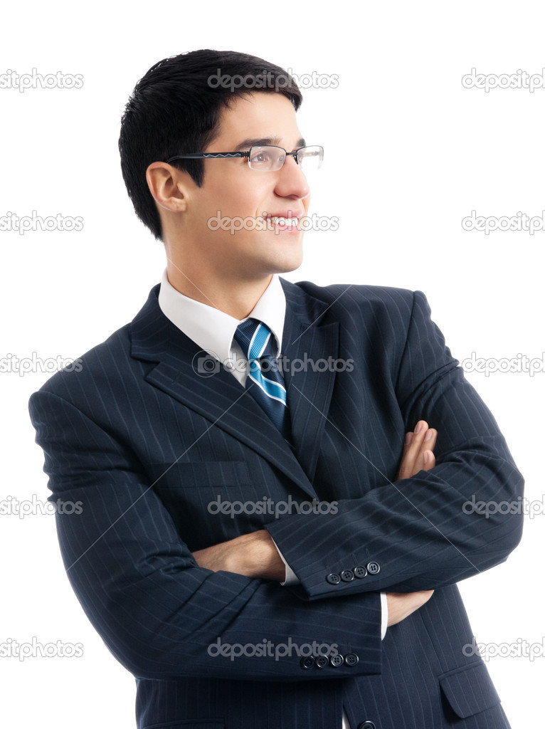 Businessman, isolated on white background — Stock Photo © g_studio ...