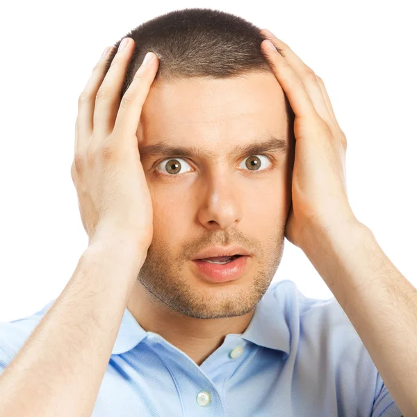 Puzzled man, isolated Stock Photo by ©g_studio 6324497