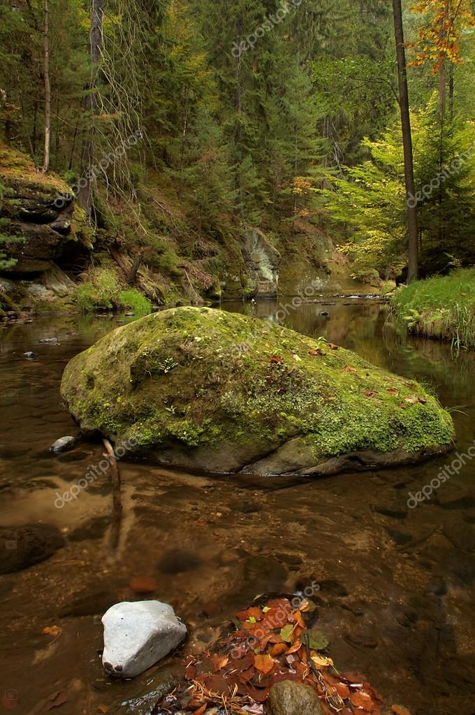 River with stones — Stock Photo © myslitel #14250633