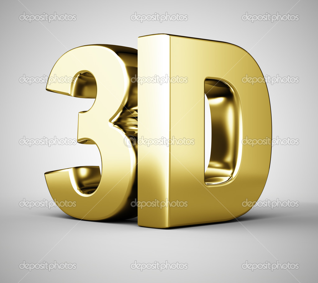 3d gold symbol Stock Photo by ©peshkova 13167684