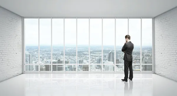 Imágenes de Hombre ventana espalda libres de derechos | Depositphotos