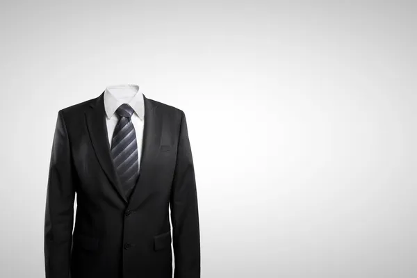 Man without head on gray background — Stock Photo © kantver #24167075