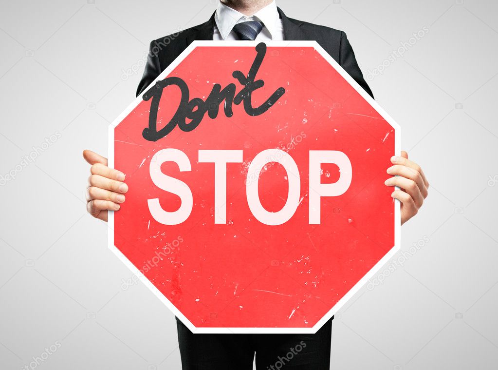 Dont stop sign — Stock Photo © peshkova #16207099