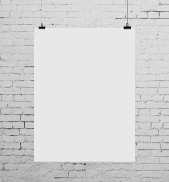 white poster - Stock Image - Everypixel