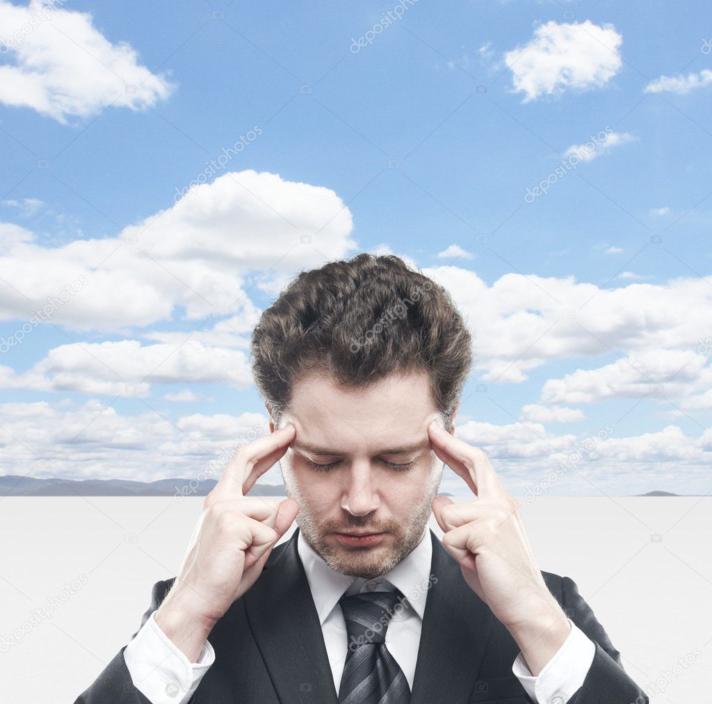 Man thinking Stock Photo by ©peshkova 21291977