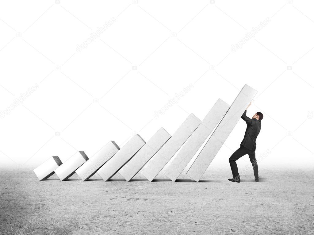 Falling columns — Stock Photo © peshkova #22055437