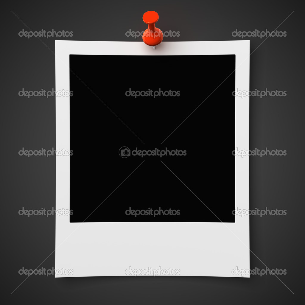 Blank photo pinned Stock Photo by ©peshkova 22382859