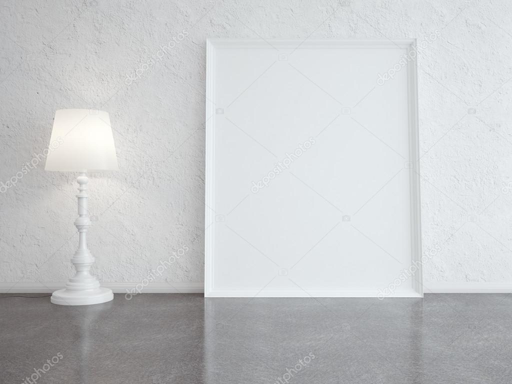 Lamp and frame — Stock Photo © peshkova #22382927