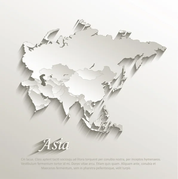 Asia political map Vector Art Stock Images | Depositphotos
