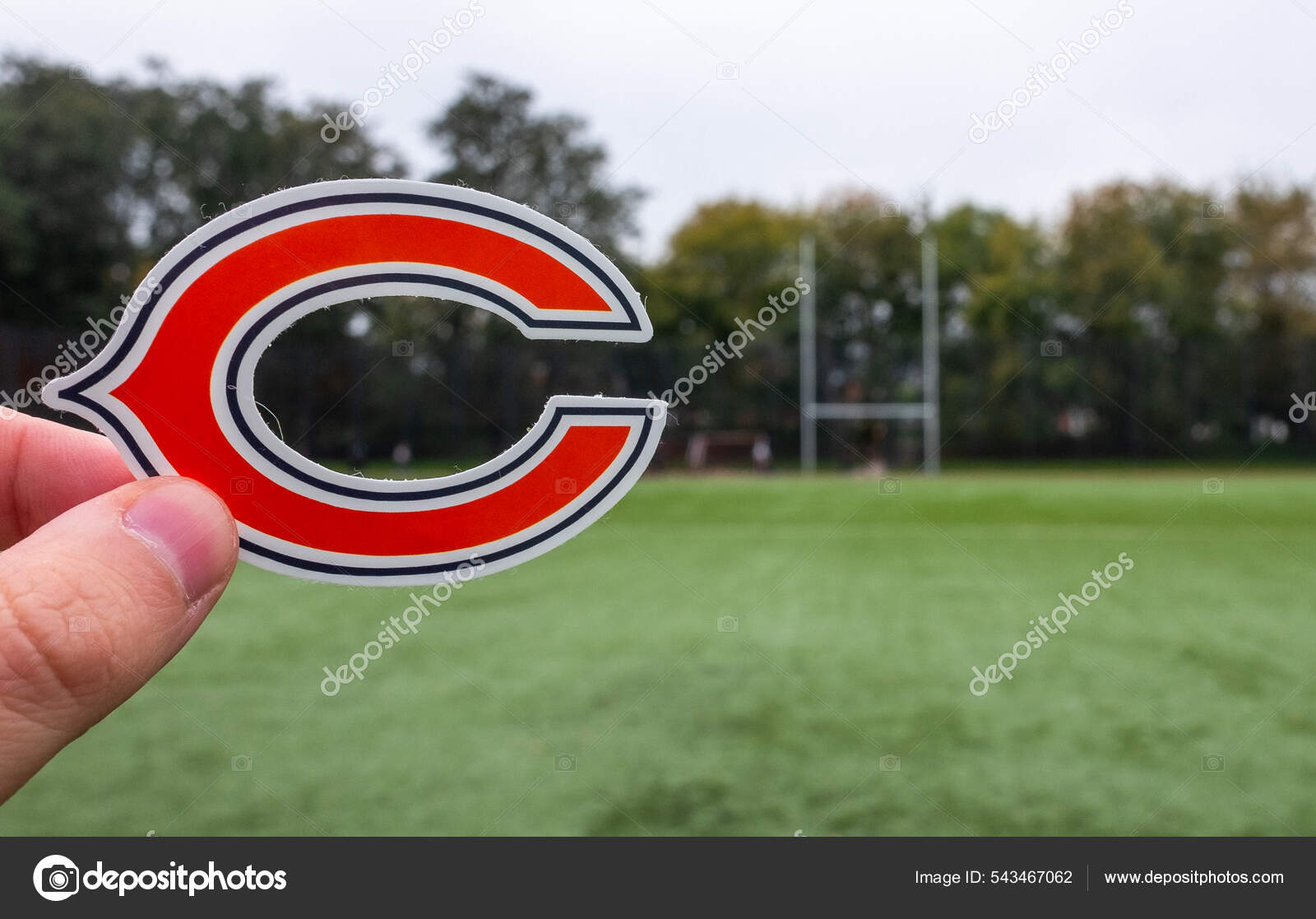 September 2021 Chicago Illinois Emblem Professional American Football ...