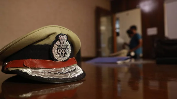 Indian Police Officer Cap