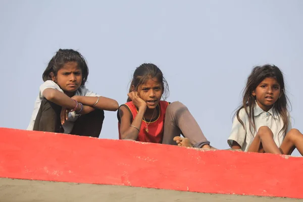Indian Poor Children Smiling