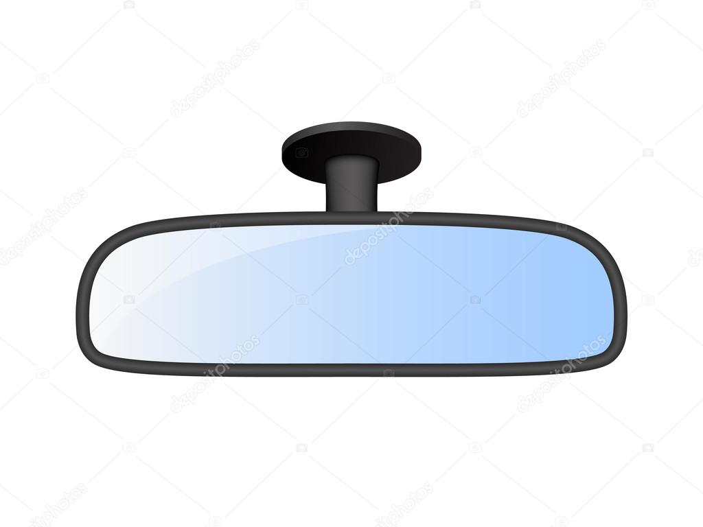 Car rear view mirror — Stock Vector © Jirkapravda #22964156