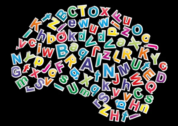 Cérebro letras Vector Art Stock Images | Depositphotos