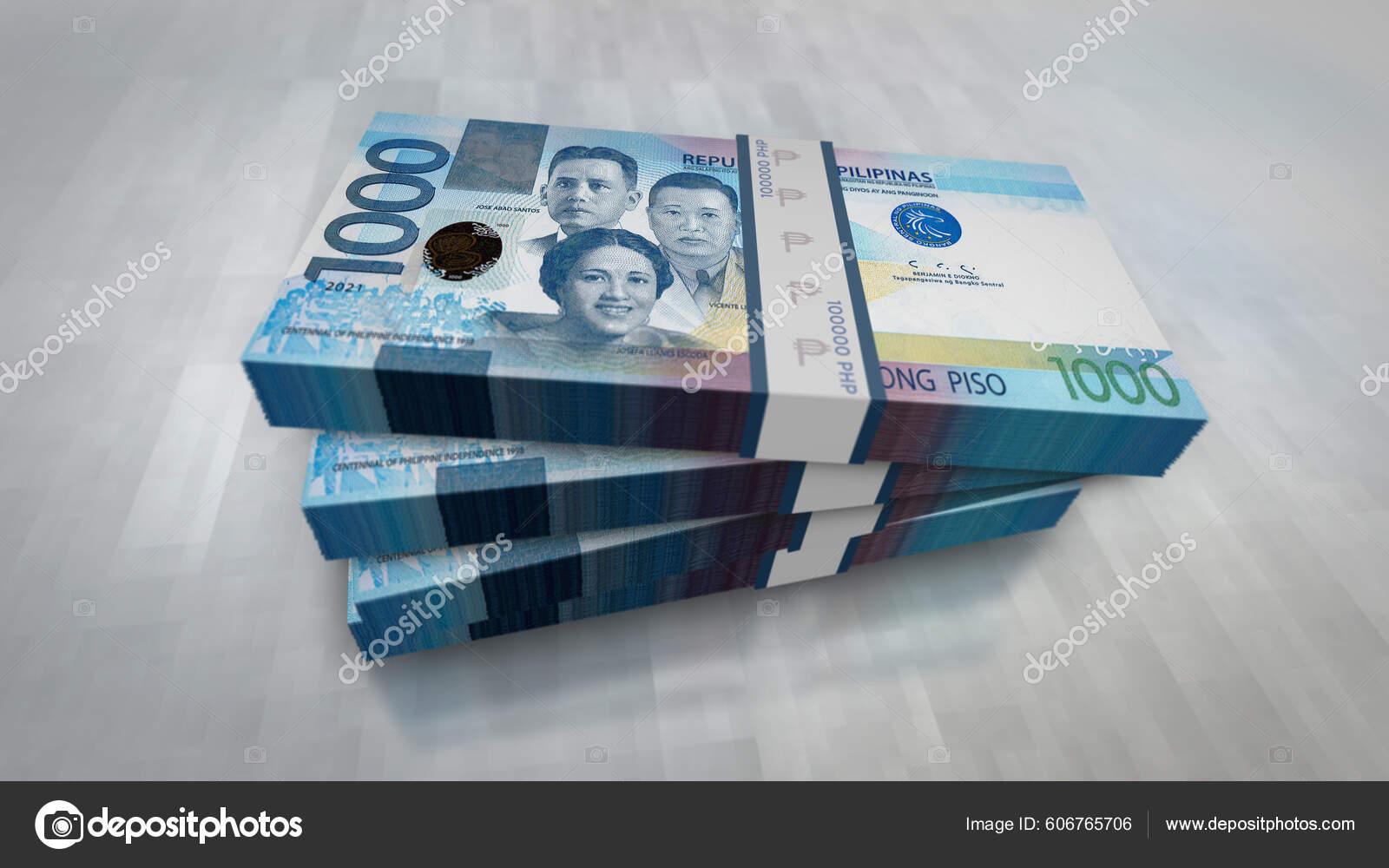 Philippines Money Philippine Peso Money Pack Illustration Php Banknote ...