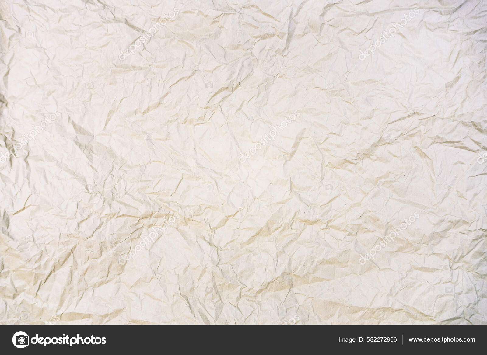 Beige Crumpled Paper Texture Background Old Grunge White Paper Backdrop ...