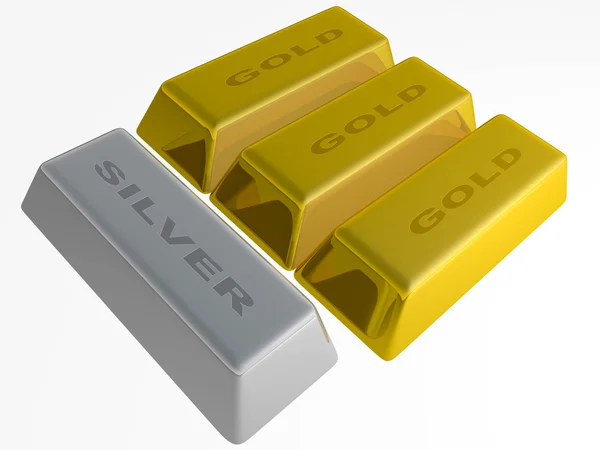 Platinum ingots — Stock Photo © timbrk #7306806