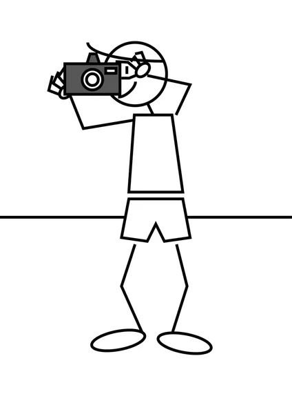 Stick figure camera Stock Vectors, Royalty Free Stick figure camera ...