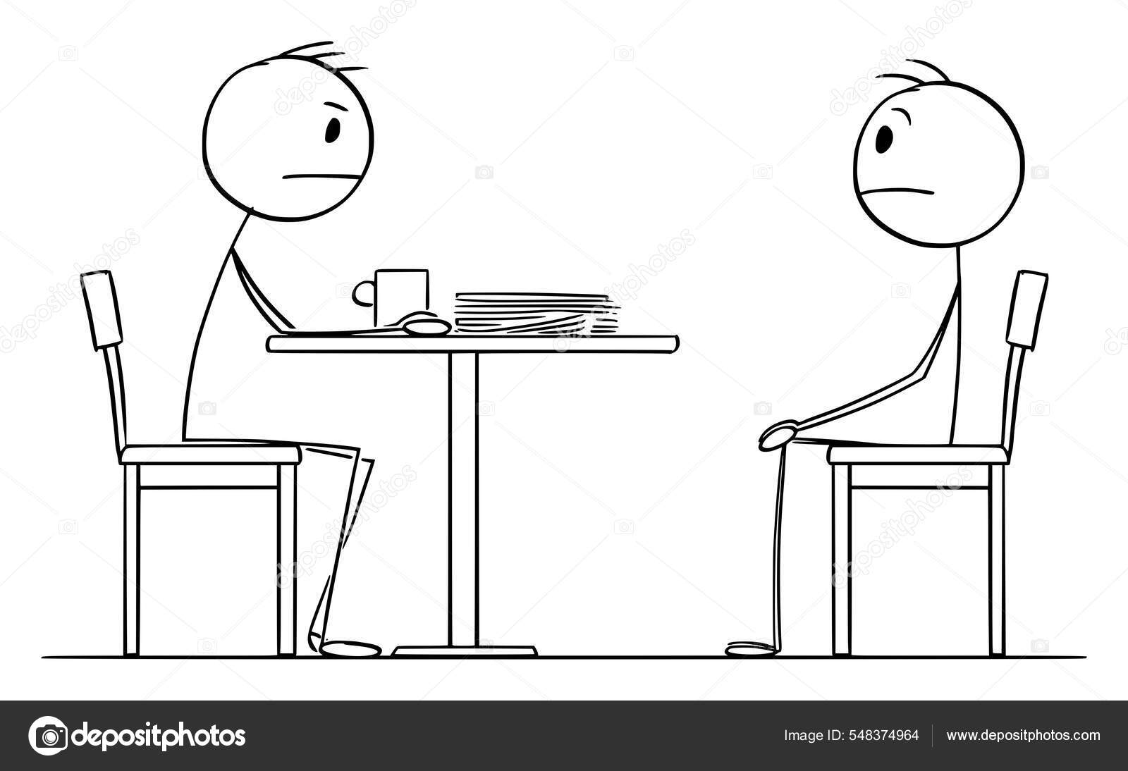 Stick Figure People Talking