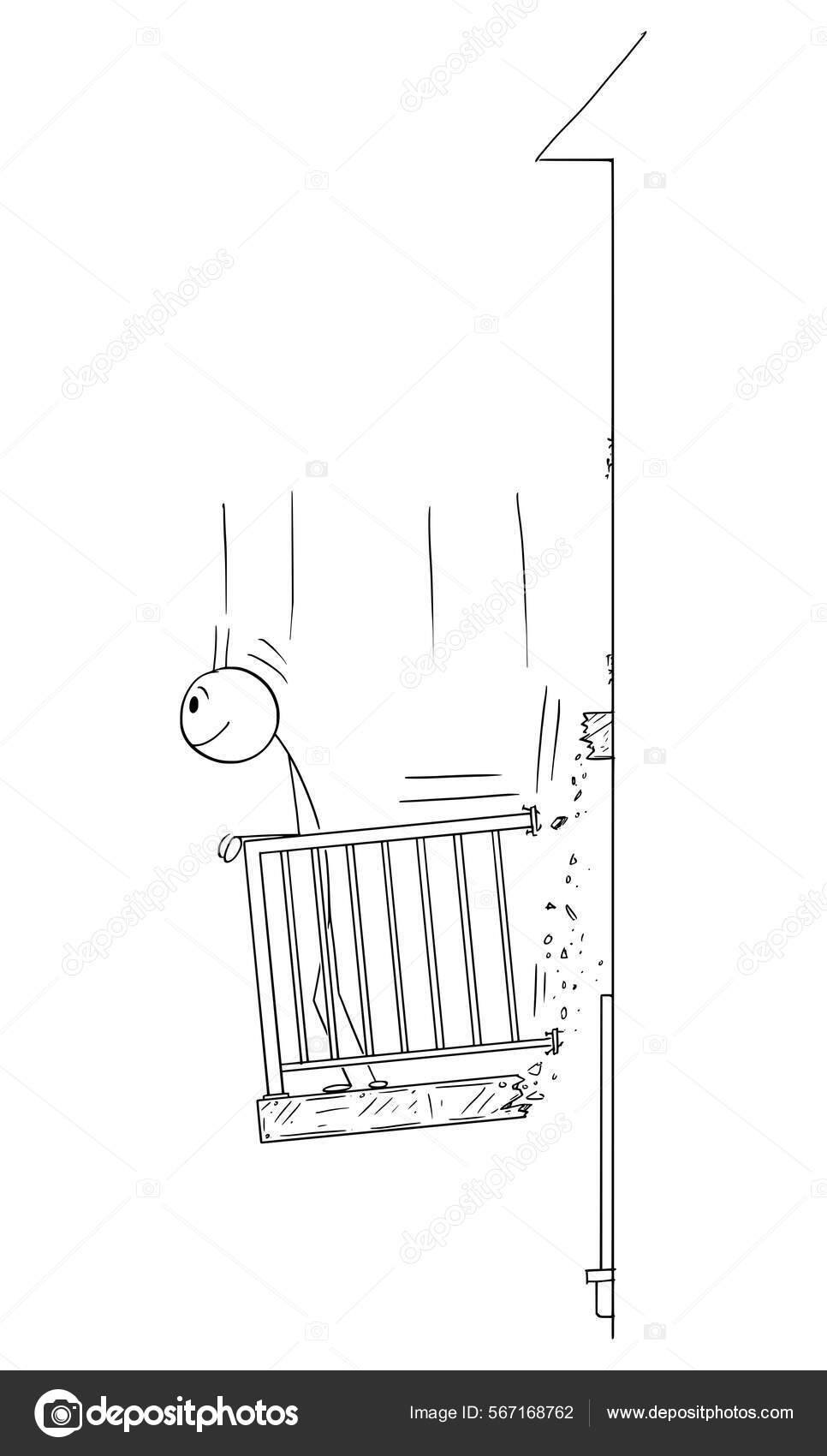 Animated Stick Man Standing