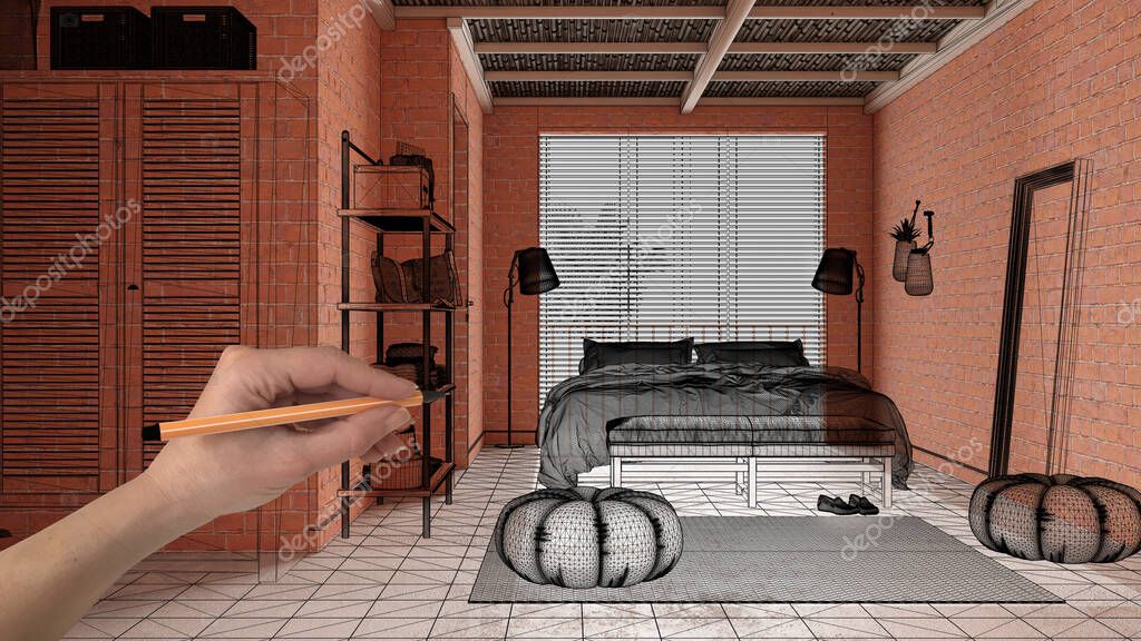 Renovaci n de la casa, desarrollo de la casa concepto de fondo, dise o de interiores en ...