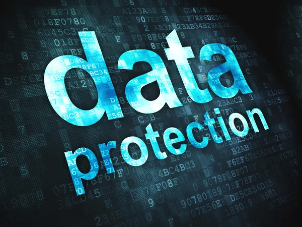 Safety concept: Data Protection on digital background - Stock Image ...