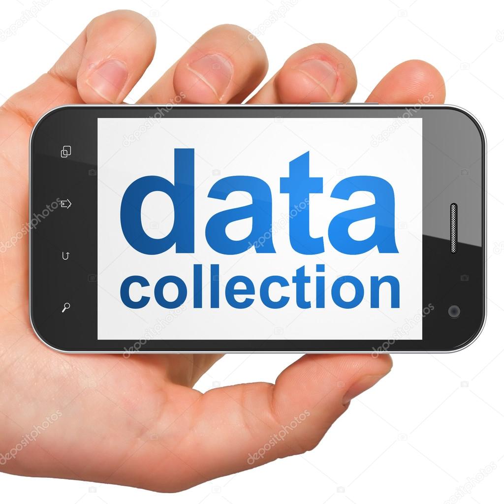 Information concept: Data Collection on smartphone Stock Photo by ...