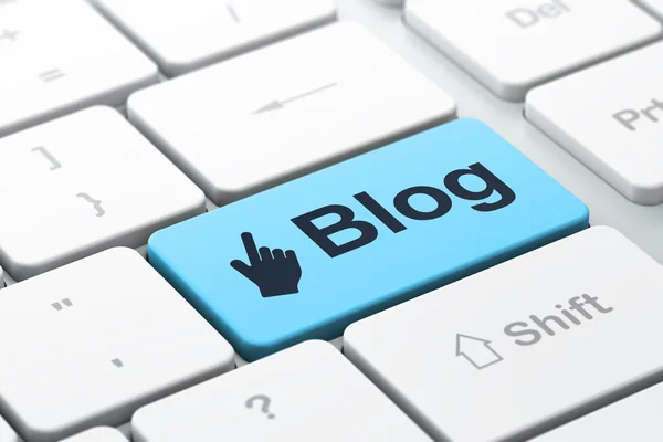 Web design concept: Mouse Cursor and Web Technology on computer keyboard background Stock Photo ...