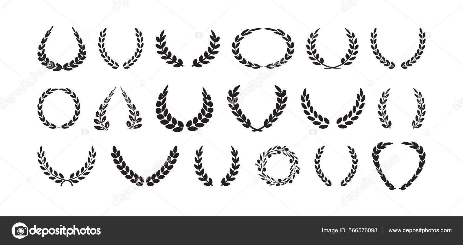 Olive Leaf Crown Vector
