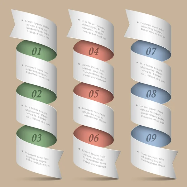 128 Vector numbered ribbons Vector Images, Vector numbered ribbons ...