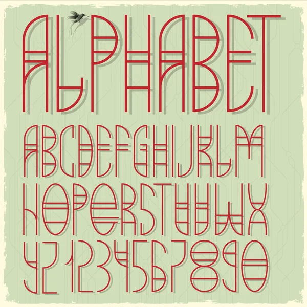 Red alphabet letters Vector Art Stock Images | Depositphotos