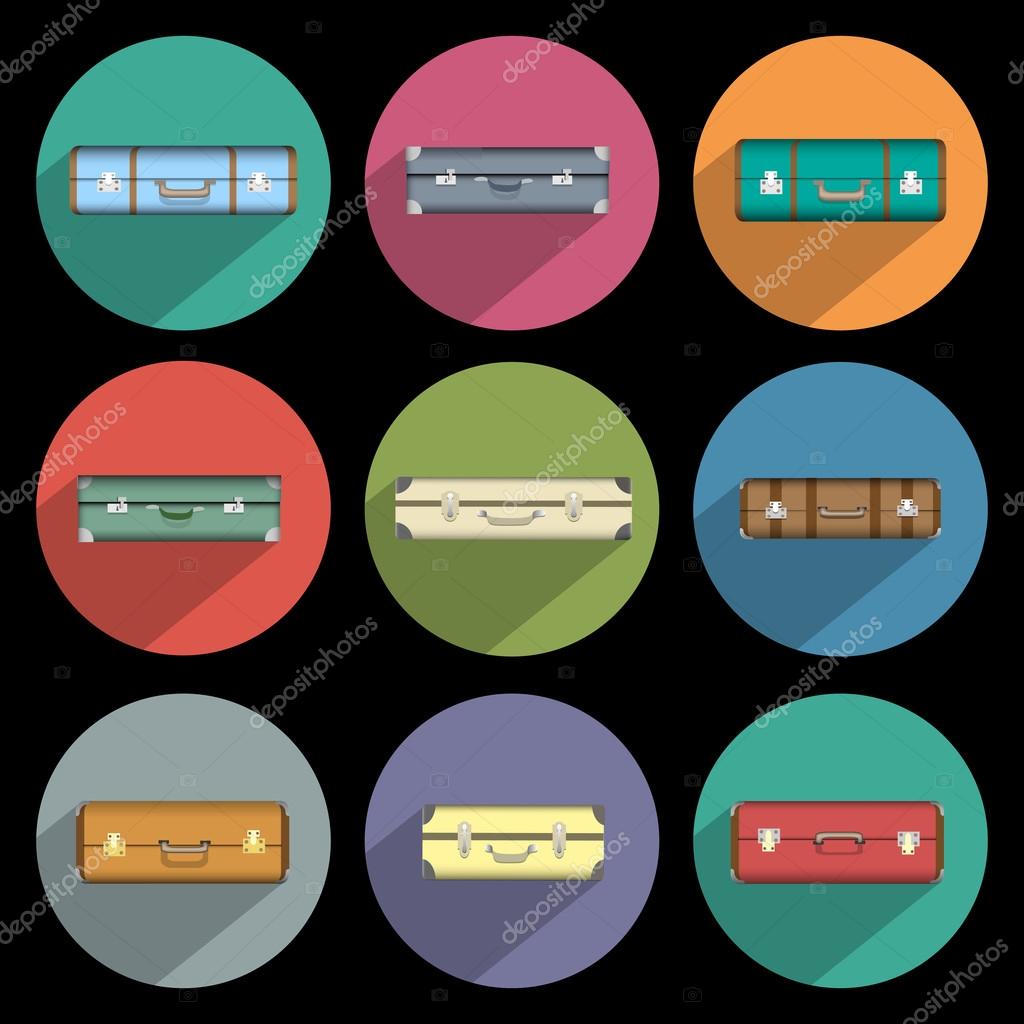 Iconos de maletas Vector de stock #40208899 de ©A-R-T-U-R